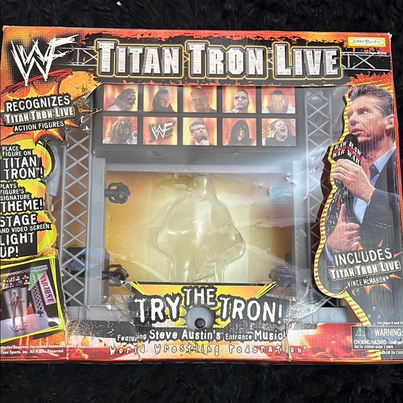Toys | Wwf Titan Tron Live Playset | Poshmark